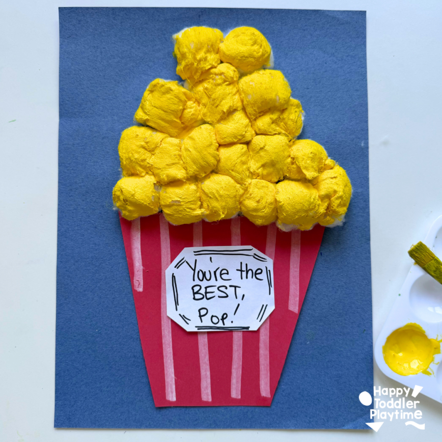 You’re the Best Pop Father’s Day Craft - Happy Toddler Playtime
