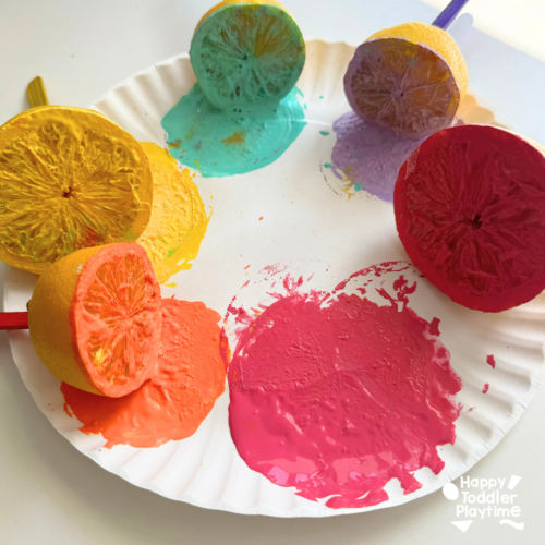 Paint with Lemons: An Amazing Summer Process Art Project - Happy ...