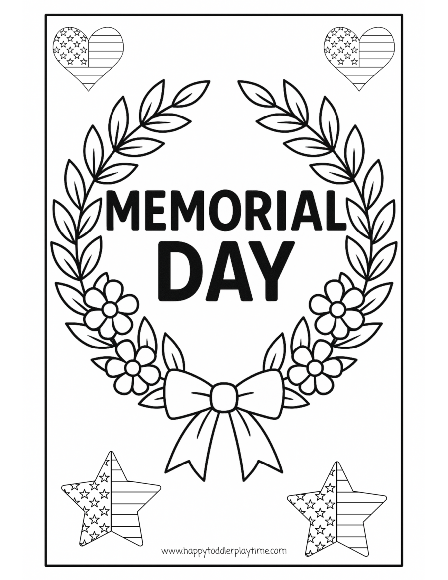 Free Printable Memorial Day Coloring Pages for Kids - Happy Toddler ...