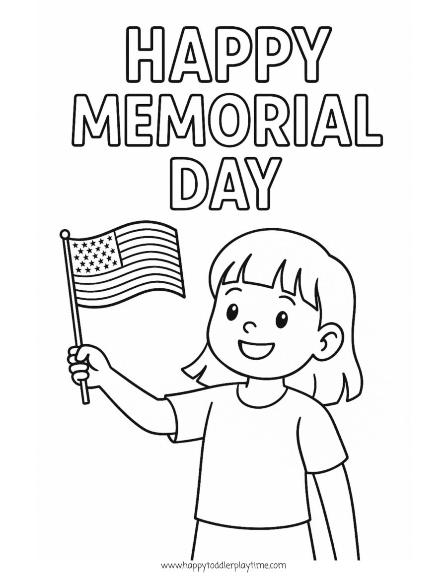 Free Printable Memorial Day Coloring Pages for Kids - Happy Toddler ...