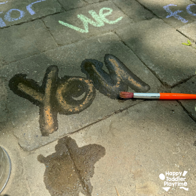 Awesome Sidewalk Chalk Activities for Kids - Happy Toddler Playtime
