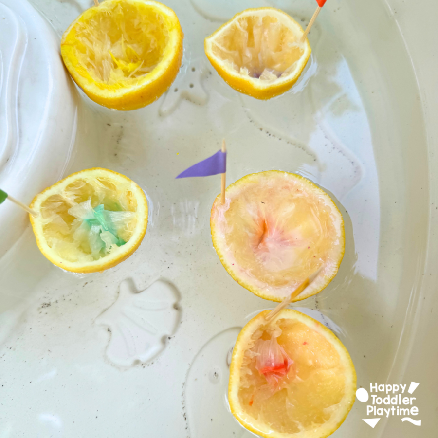 How to Make Lemon Boats: Fun Summer DIY Activity - Happy Toddler Playtime