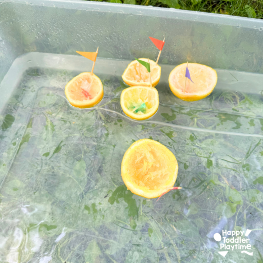 How to Make Lemon Boats: Fun Summer DIY Activity - Happy Toddler Playtime