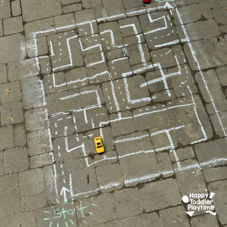 Awesome Sidewalk Chalk Activities for Kids - Happy Toddler Playtime