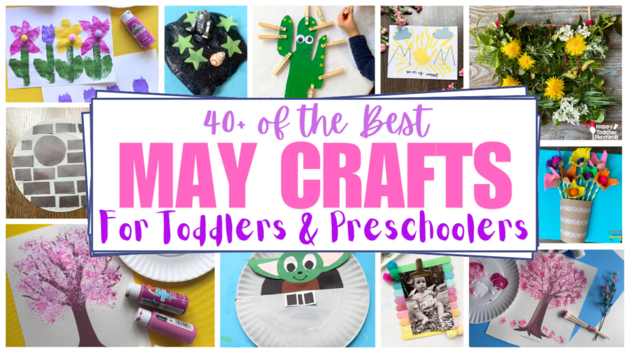 40+ Awesome May Crafts for Kids - Happy Toddler Playtime