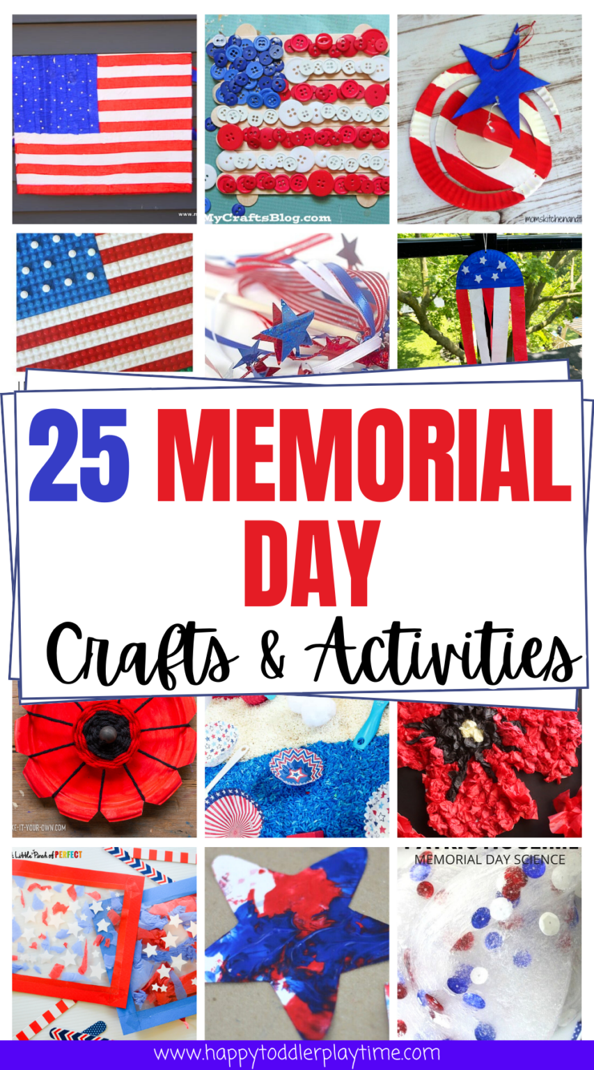 25 Memorial Day Crafts & Activities For Kids - Happy Toddler Playtime