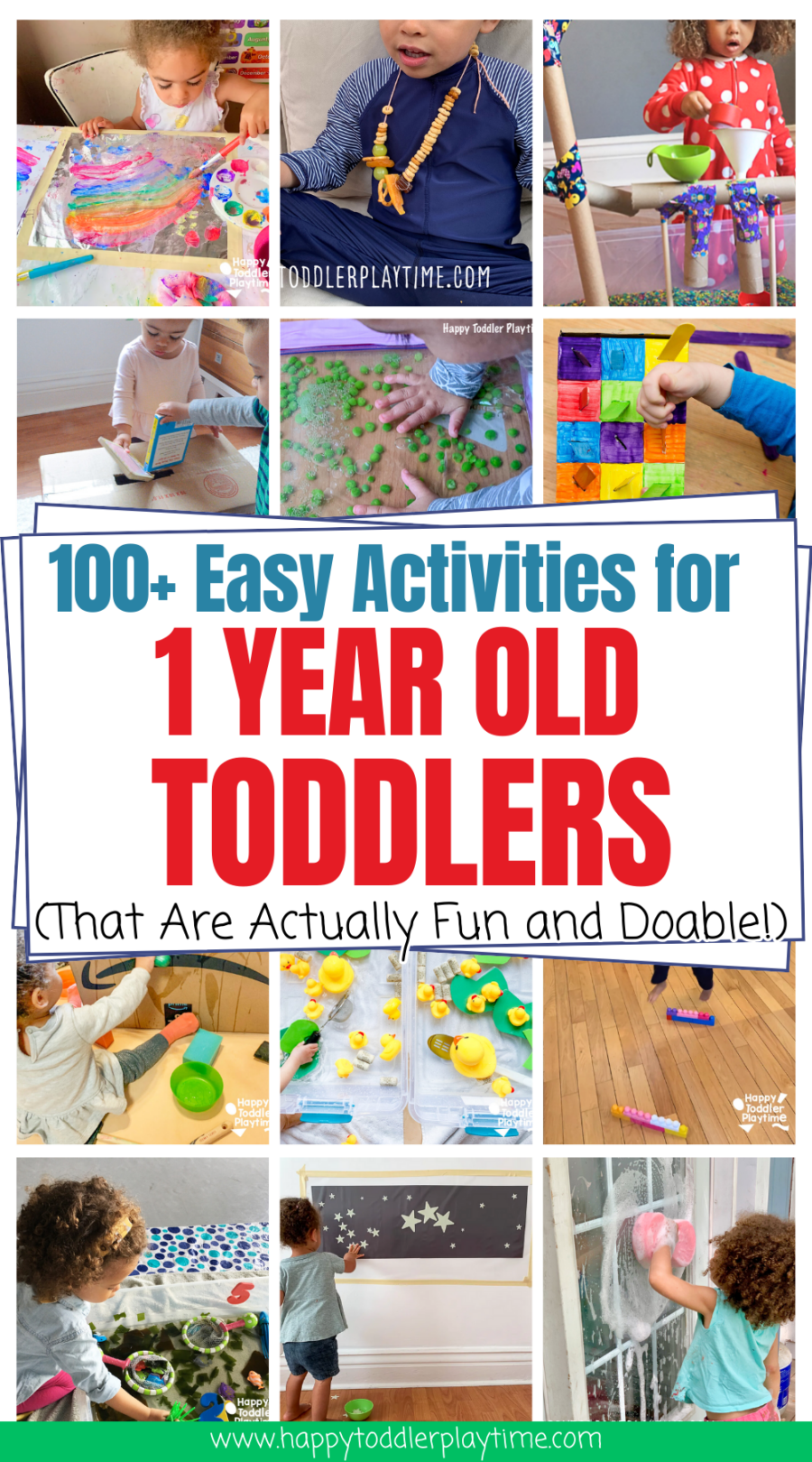 100+ Easy Activities for 1 Year Old Toddlers (That Are Actually Fun and ...