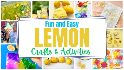 Fun and Easy Lemon Crafts & Activities for Kids - Happy Toddler Playtime
