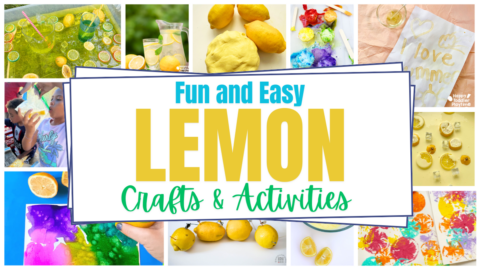 Fun and Easy Lemon Crafts & Activities for Kids - Happy Toddler Playtime