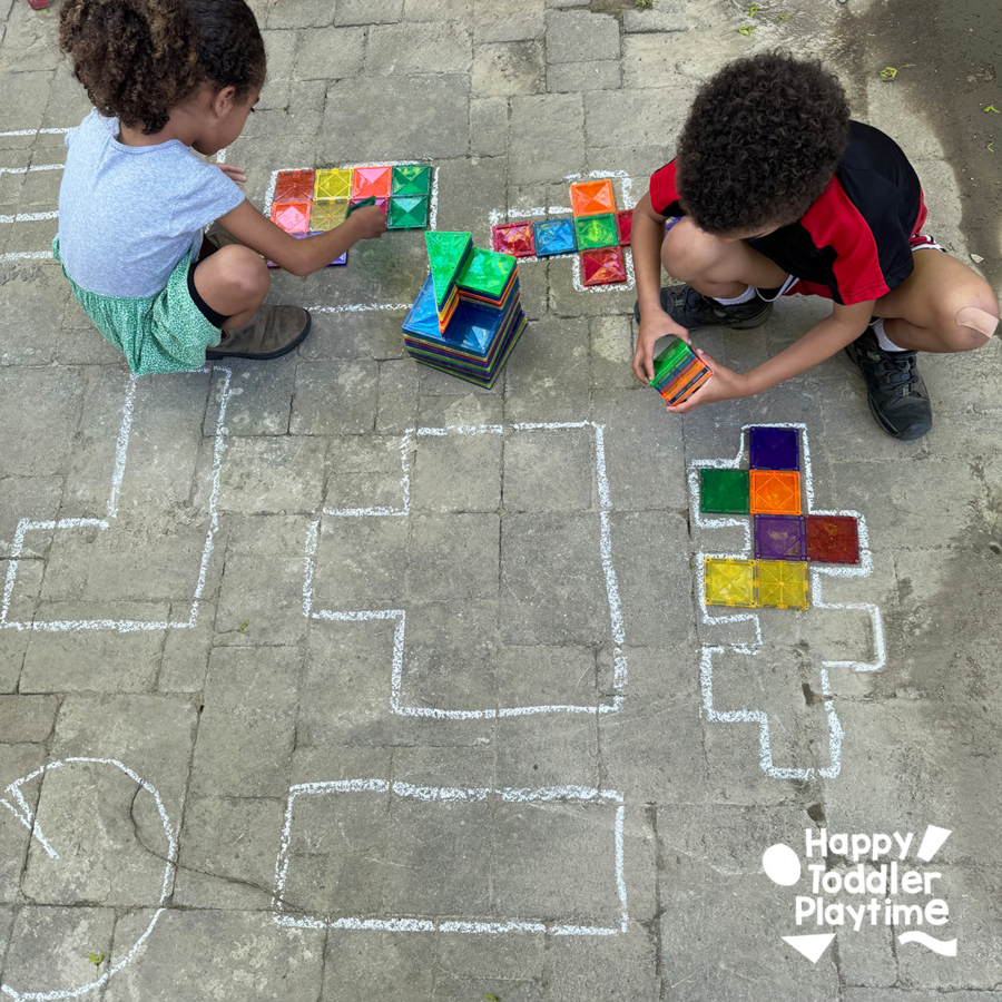Awesome Sidewalk Chalk Activities for Kids - Happy Toddler Playtime