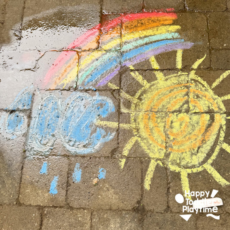 Awesome Sidewalk Chalk Activities for Kids - Happy Toddler Playtime