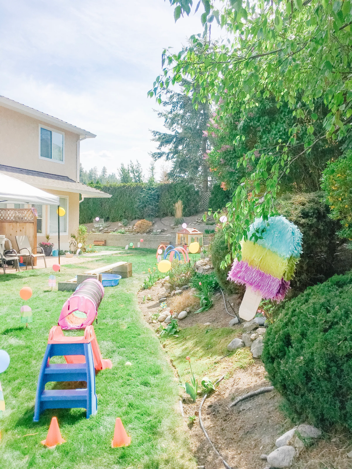 37+ Fun & Easy DIY Backyard Obstacle Courses - Happy Toddler Playtime