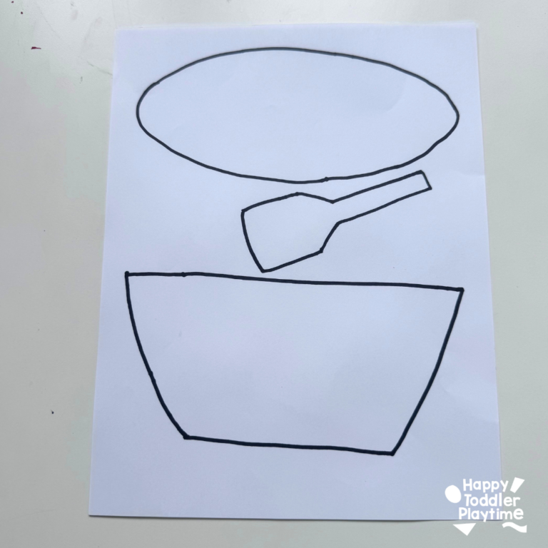 Handprint BBQ Craft for Father’s Day - Happy Toddler Playtime