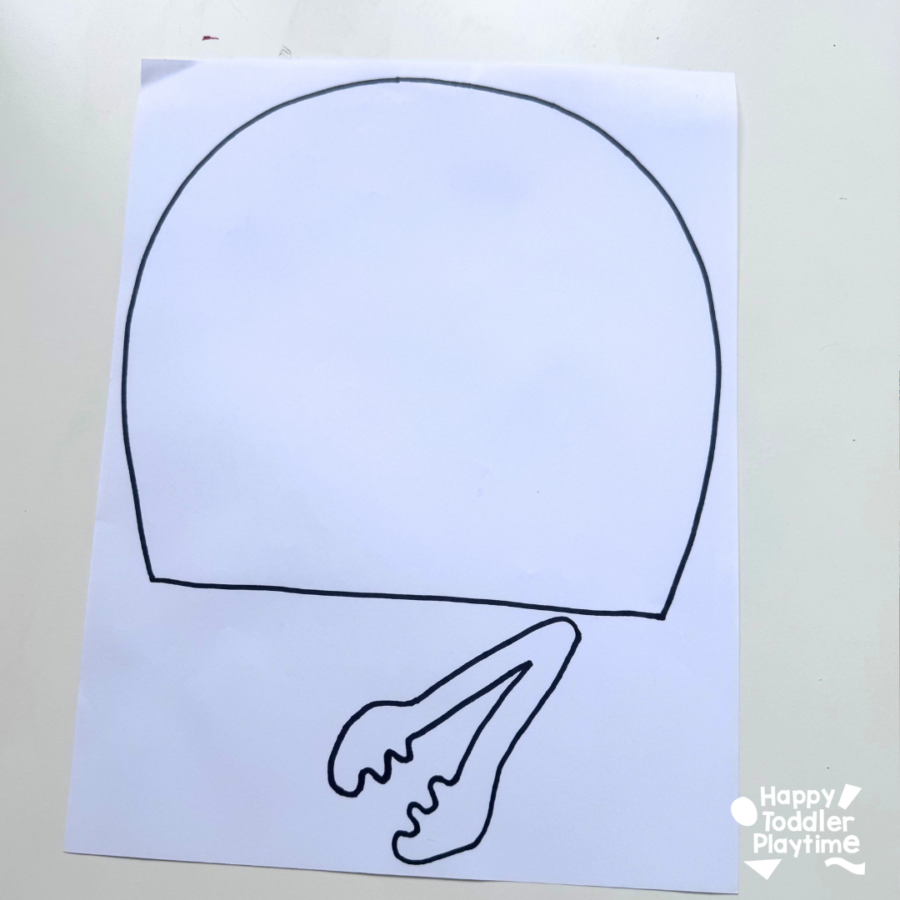 Handprint BBQ Craft for Father’s Day - Happy Toddler Playtime
