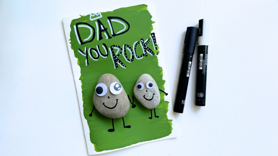 Dad, You Rock! Card for Father’s Day - Happy Toddler Playtime