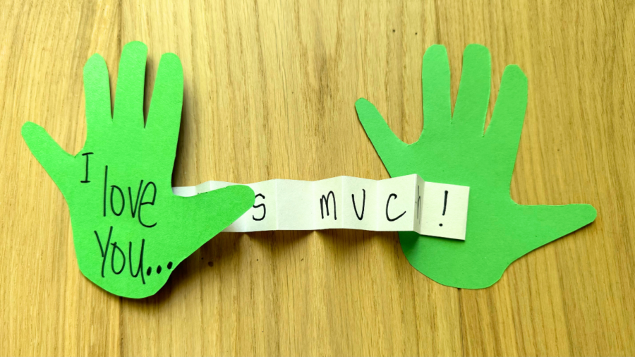 I Love You This Much Handprint Card for Father’s Day - Happy Toddler ...