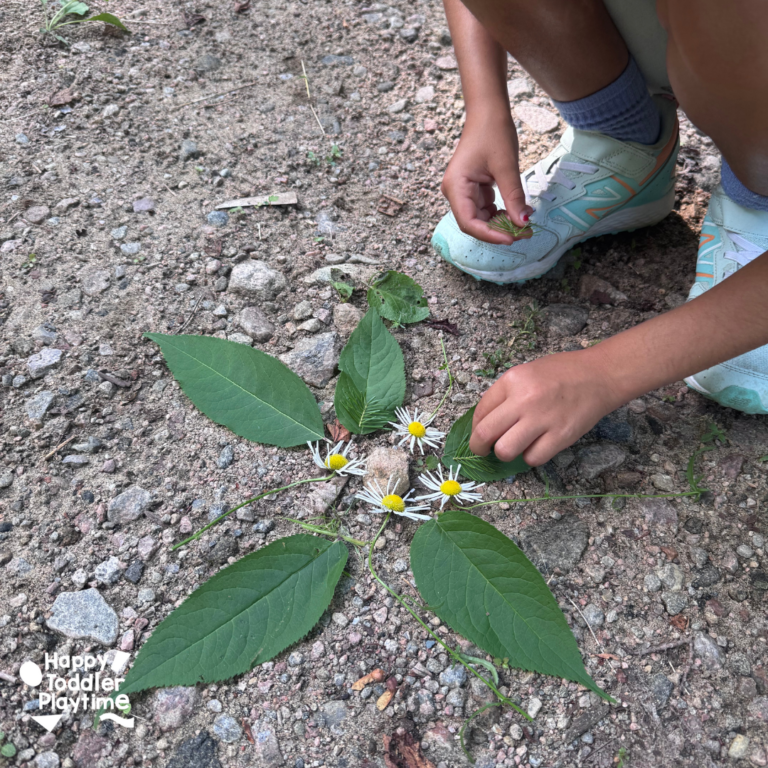 Nature Mandala For Kids - Happy Toddler Playtime