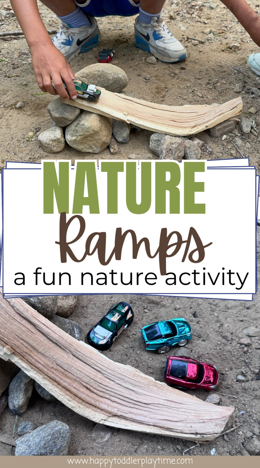 Nature Ramps: A Simple Toy Car Activity Kids Can Do While Camping (or ...