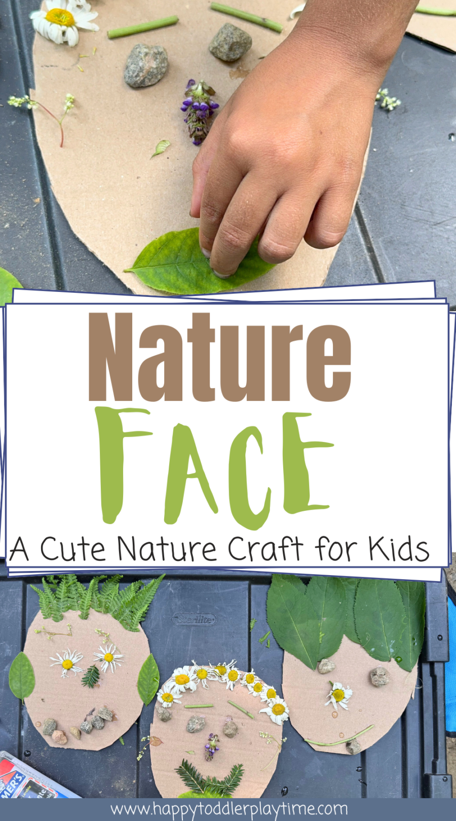 Nature Faces: A Simple, Creative Outdoor Craft for Kids of All Ages ...