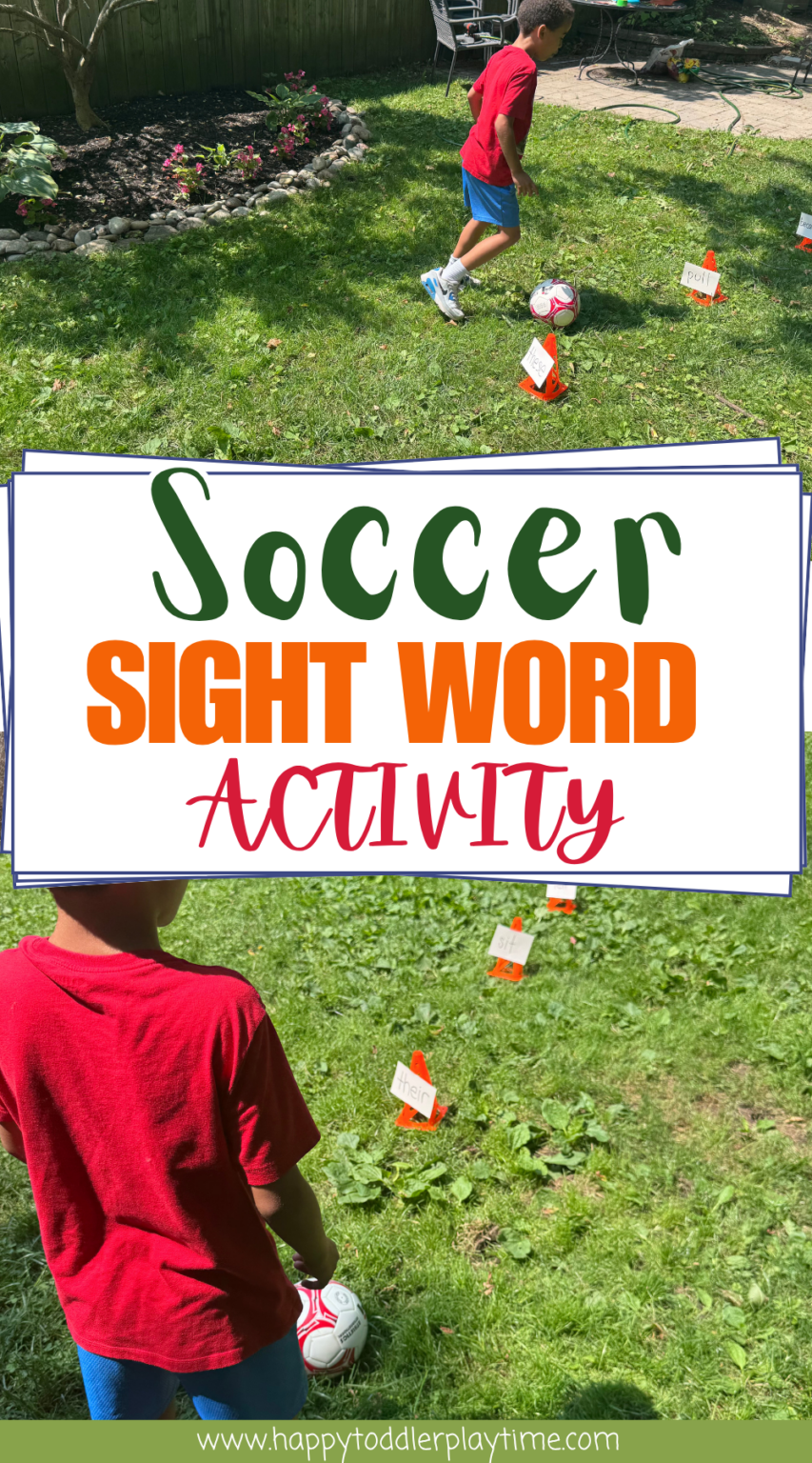 Soccer Reading Activity - Happy Toddler Playtime