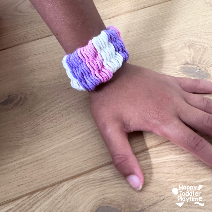 How to Weave with Drinking Straws for Kids - Happy Toddler Playtime