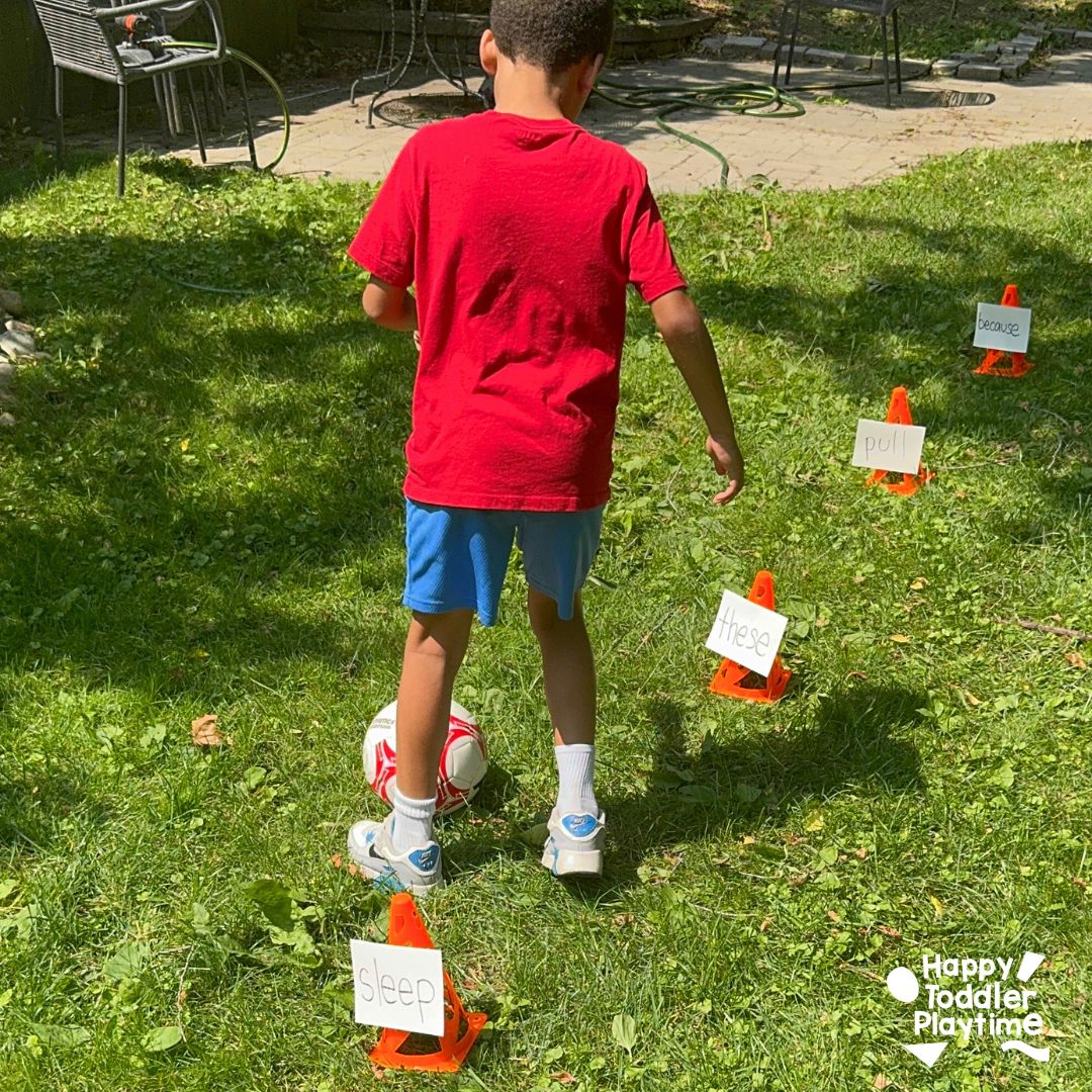 Soccer Reading Activity - Happy Toddler Playtime