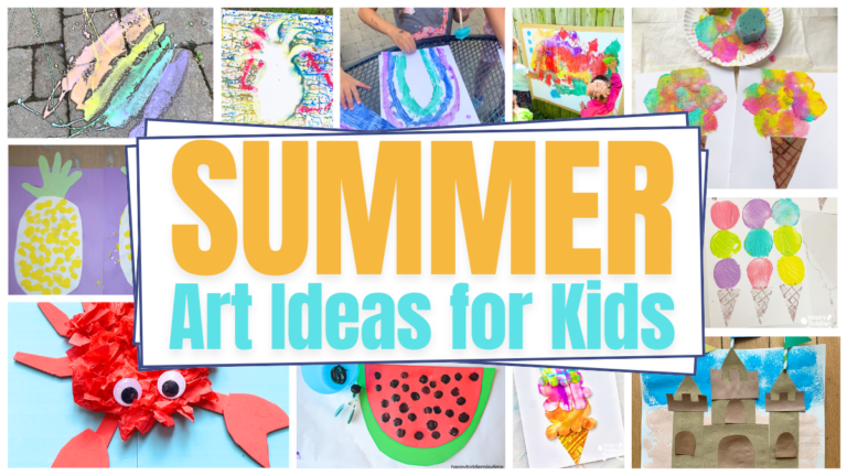 Summer Art Ideas for Kids - Happy Toddler Playtime