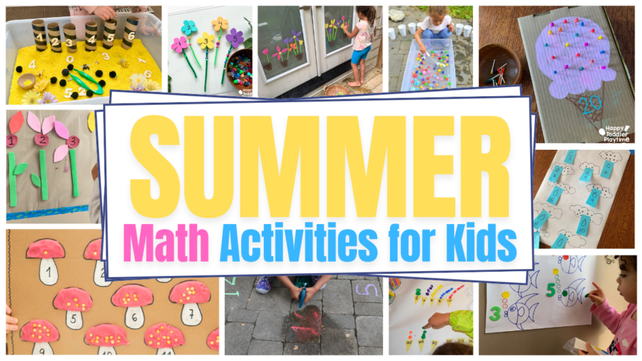 Simple & Fun Summer Math Activities - Happy Toddler Playtime