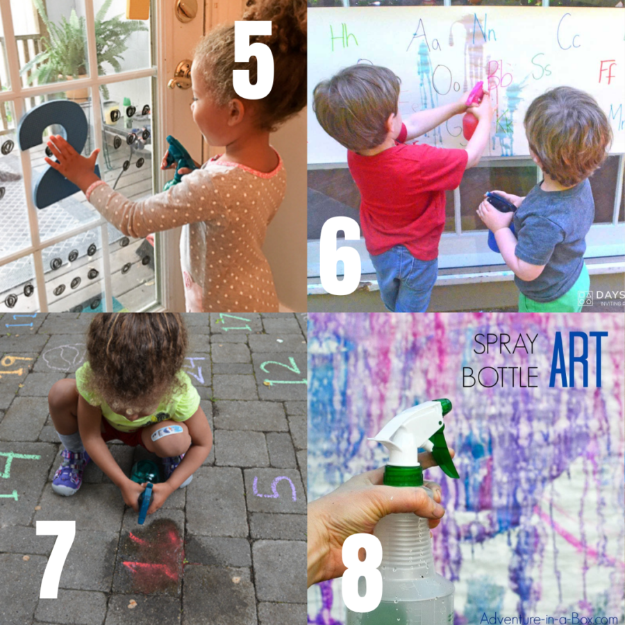 24 Amazing Spray Bottle Activities - Happy Toddler Playtime