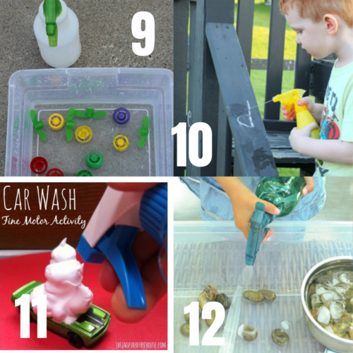 24 Amazing Spray Bottle Activities - Happy Toddler Playtime