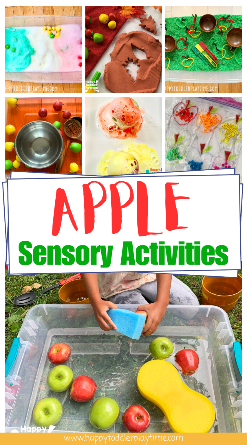 10 Easy Apple Sensory Activities for Kids - Happy Toddler Playtime