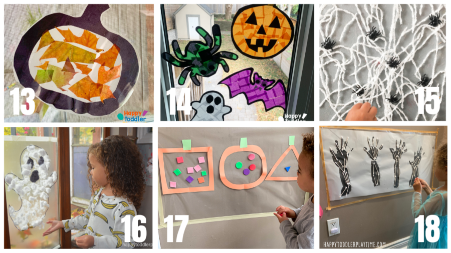 Fun Fall Sticky Walls for Kids - Happy Toddler Playtime