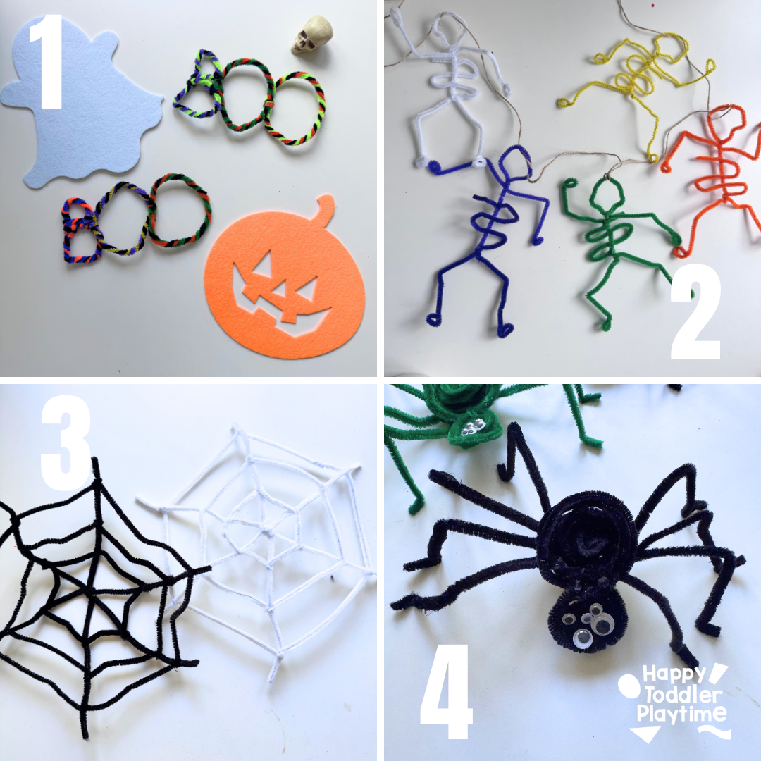 Pipe Cleaner Halloween Crafts – Easy, Spooky Fun for Kids - Happy ...