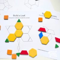 Free Printable Fall Pattern Block Mats - Happy Toddler Playtime