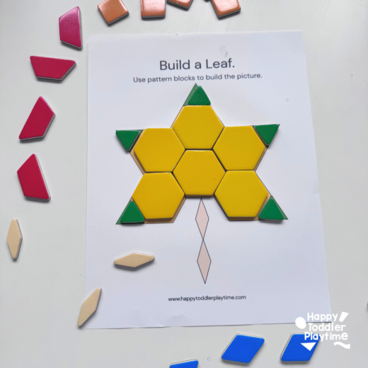 Free Printable Fall Pattern Block Mats - Happy Toddler Playtime