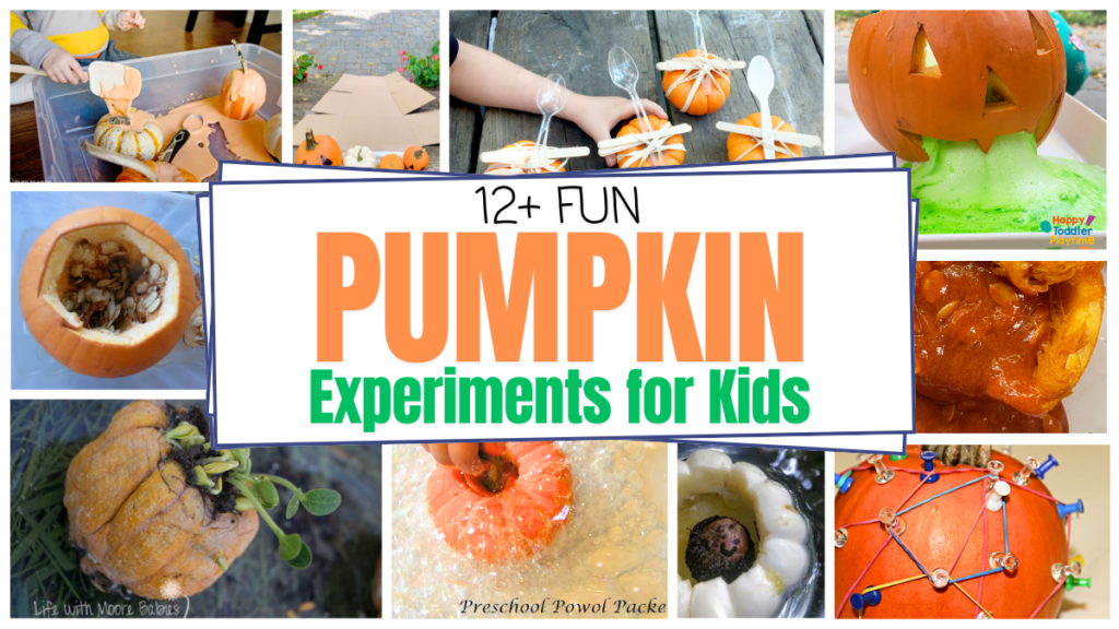 12+ Fun Pumpkin Science Experiments for Kids - Happy Toddler Playtime