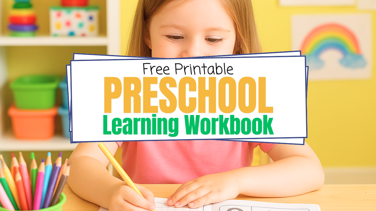 Free Printable Preschool Learning Workbook - Happy Toddler Playtime