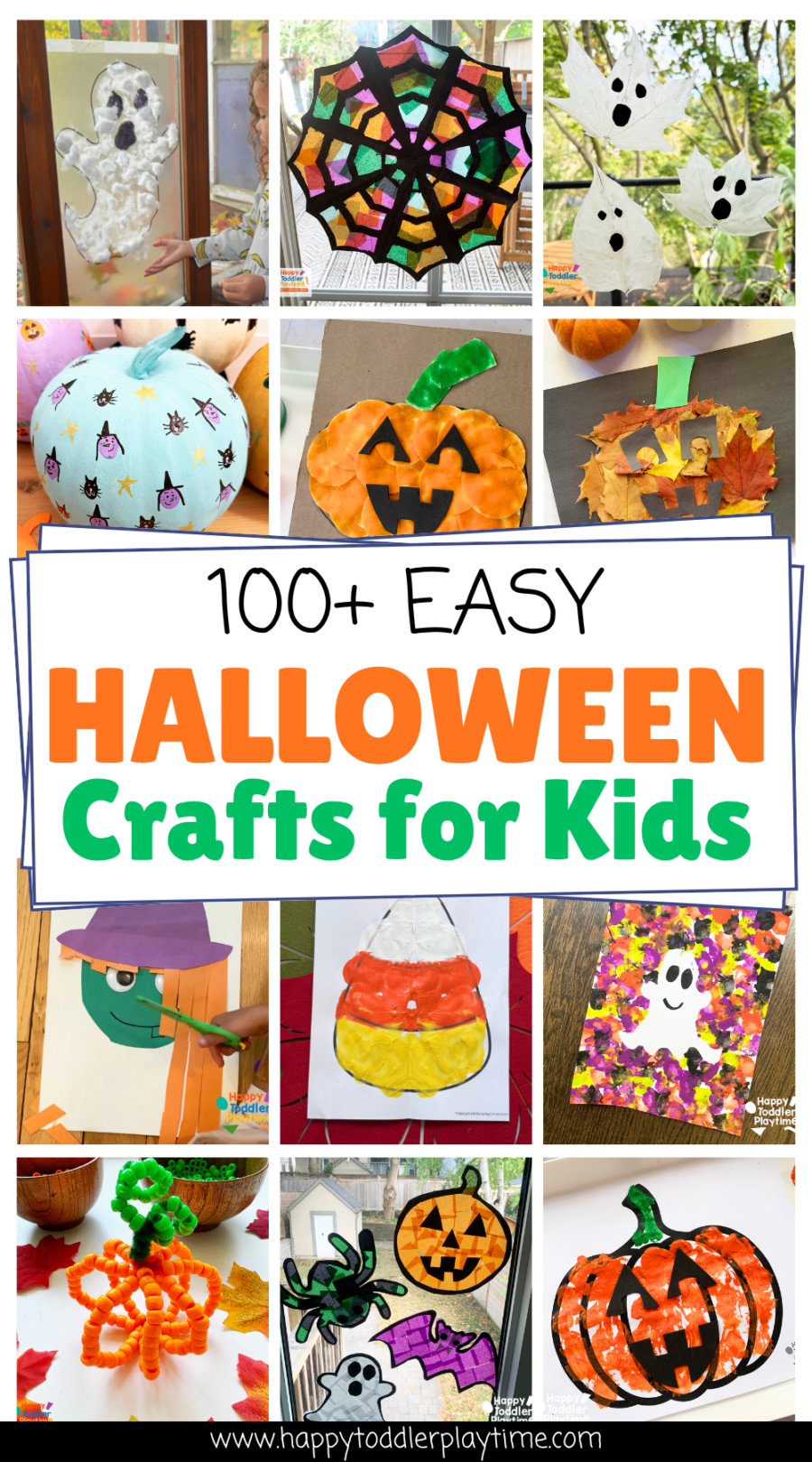 100+ Easy Halloween Crafts for Kids (2025) - Happy Toddler Playtime
