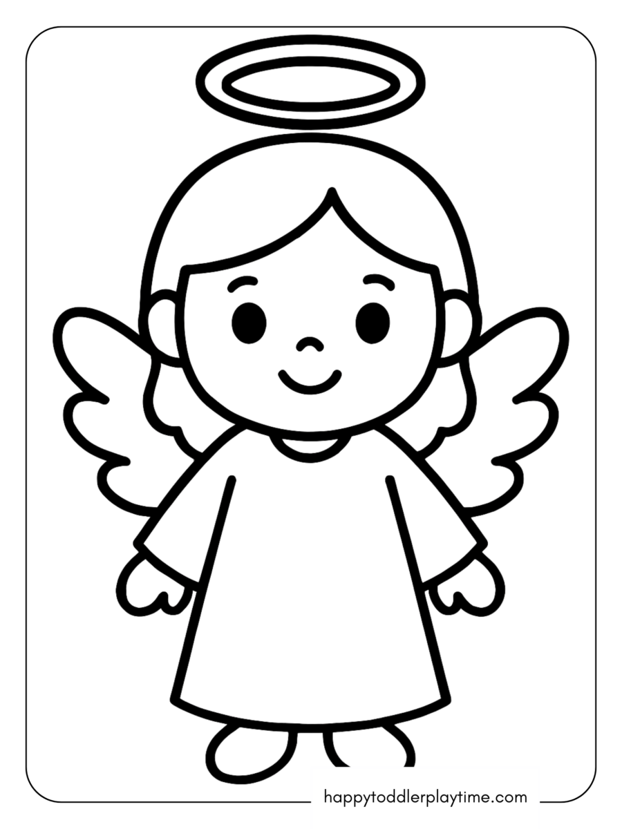 20+ Free Printable Nativity Coloring Pages - Happy Toddler Playtime