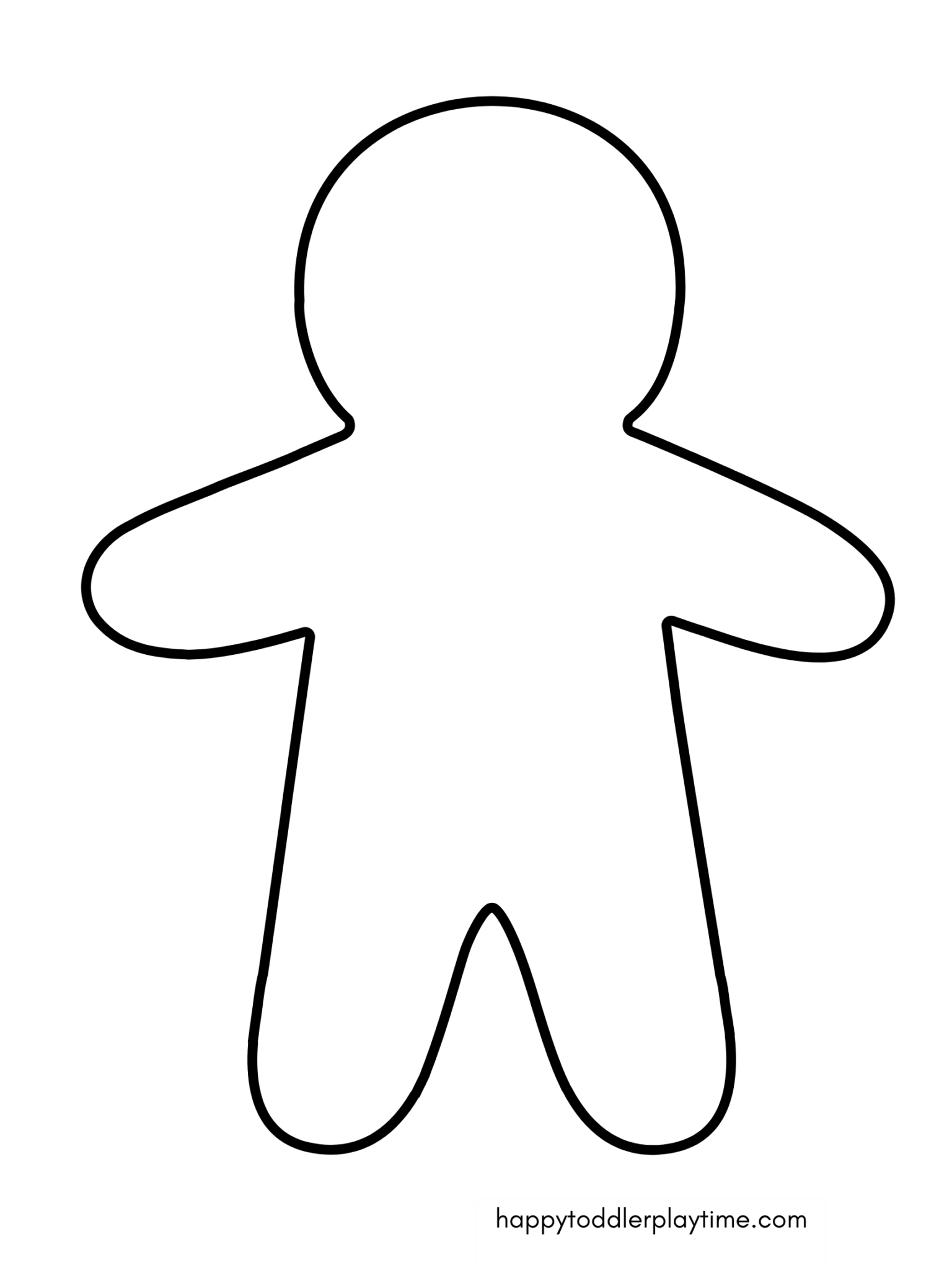 Gingerbread Coloring Pages (Free Printable) - Happy Toddler Playtime