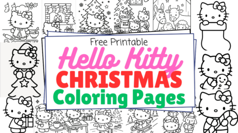 Free Printable Hello Kitty Christmas Coloring Pages - Happy Toddler ...