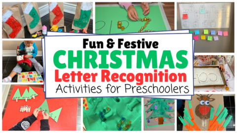 Christmas Letter Recognition Activities for Preschoolers - Happy ...