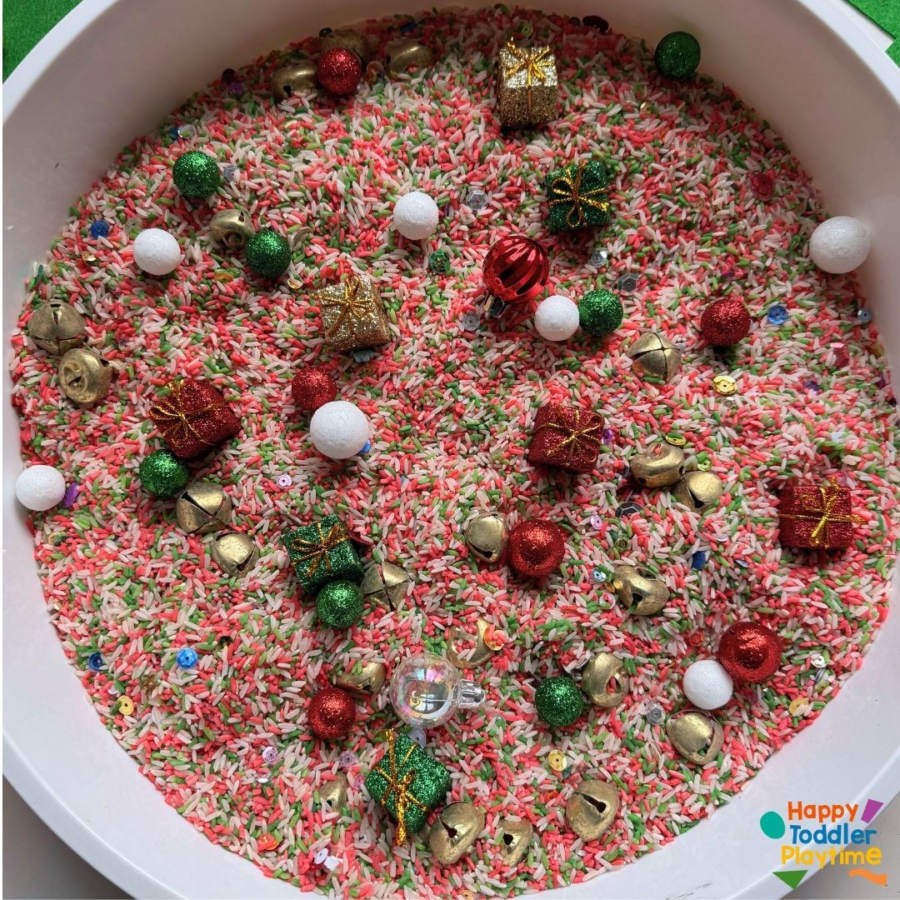 18 Simple Christmas Sensory Bins for Toddlers - Happy Toddler Playtime