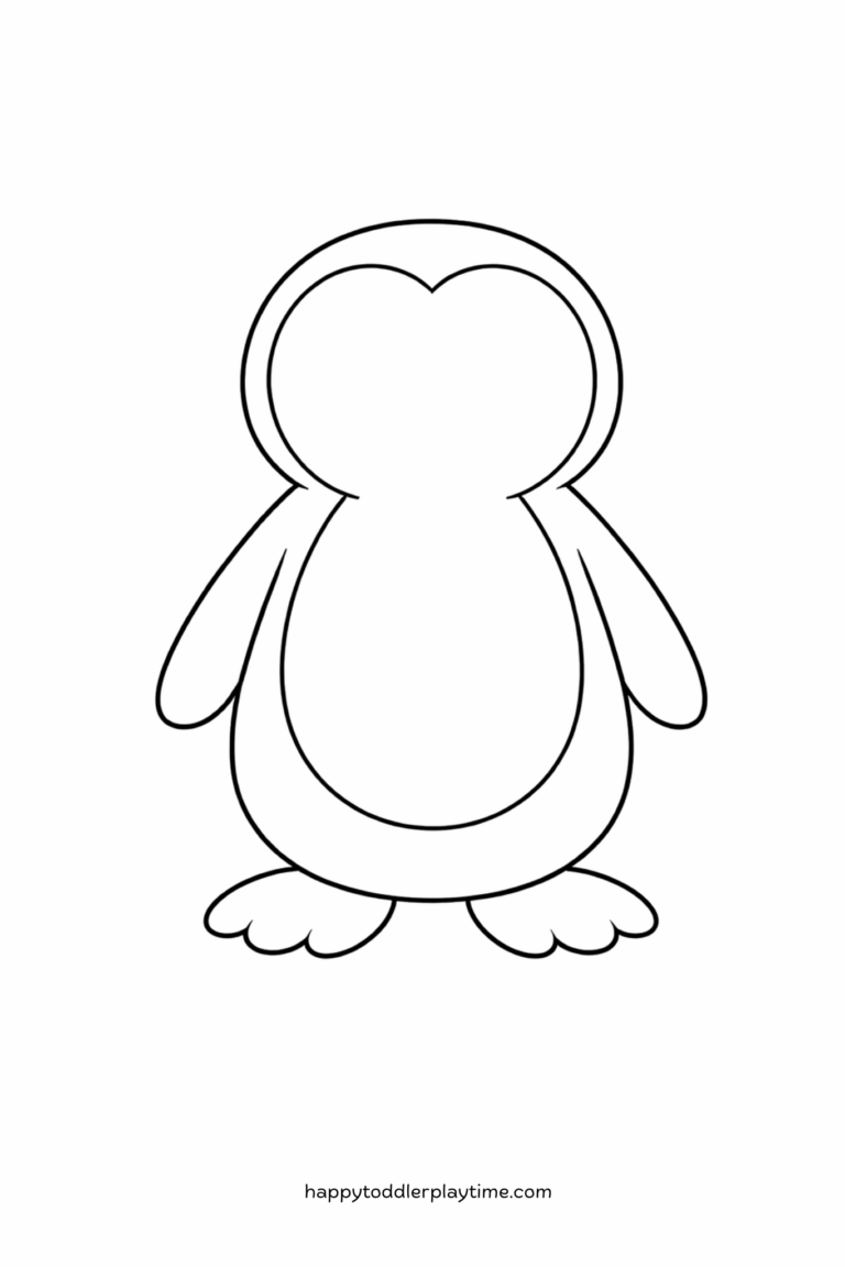 Penguin Templates (Free Printables) - Happy Toddler Playtime