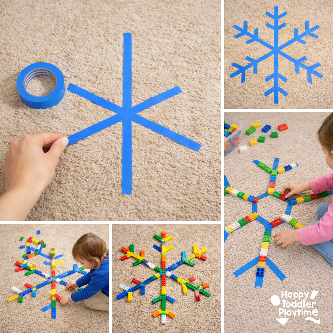 LEGO Snowflake - Happy Toddler Playtime