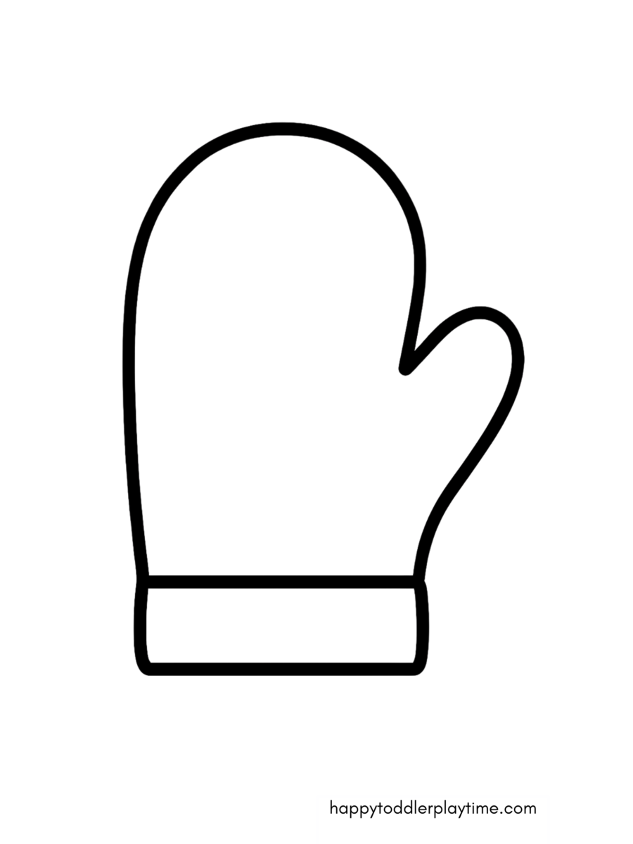 Winter Mitten Templates (Free Printables) - Happy Toddler Playtime