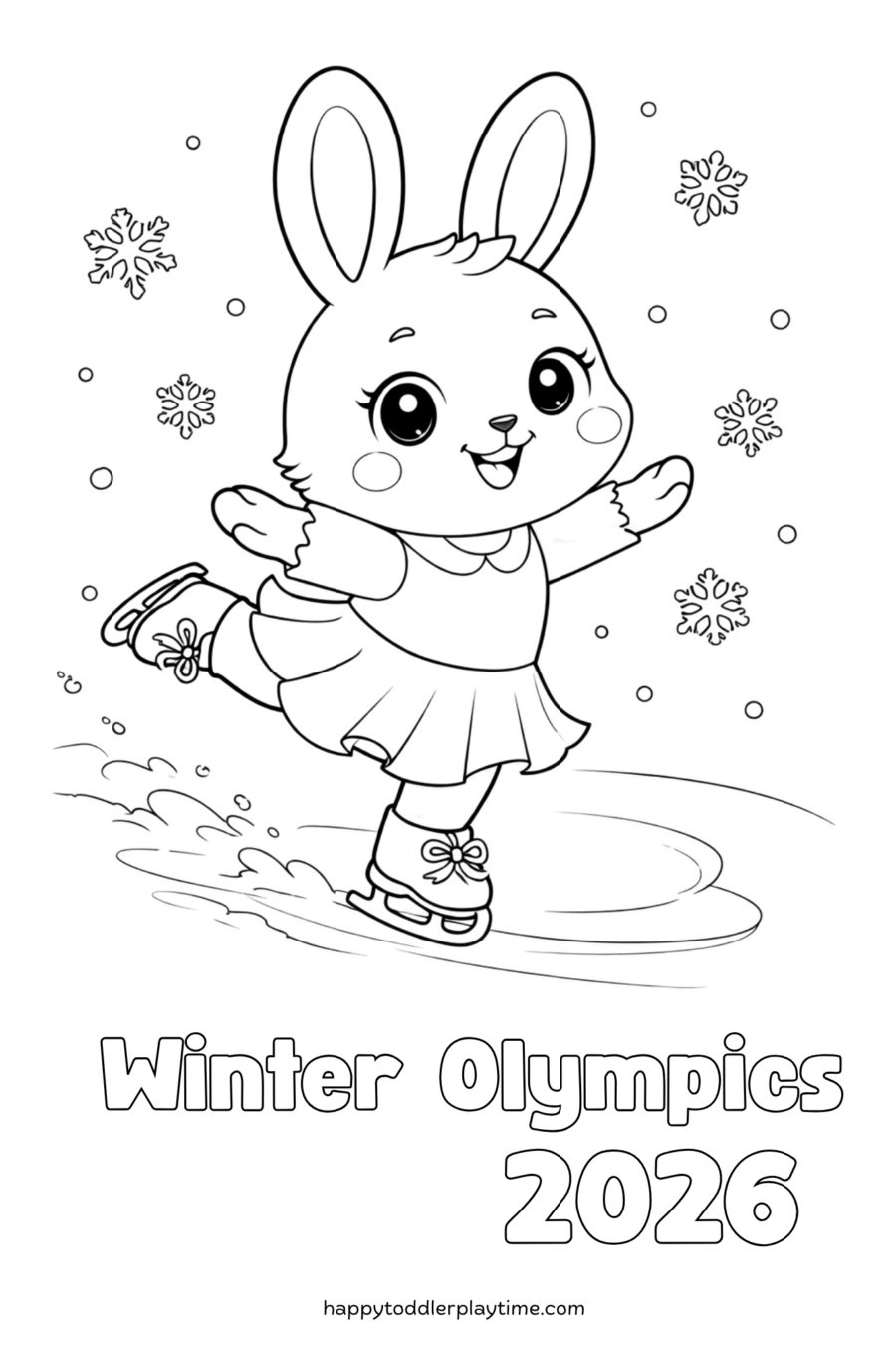Winter Olympics Coloring Pages (Free Printable) - Happy Toddler Playtime