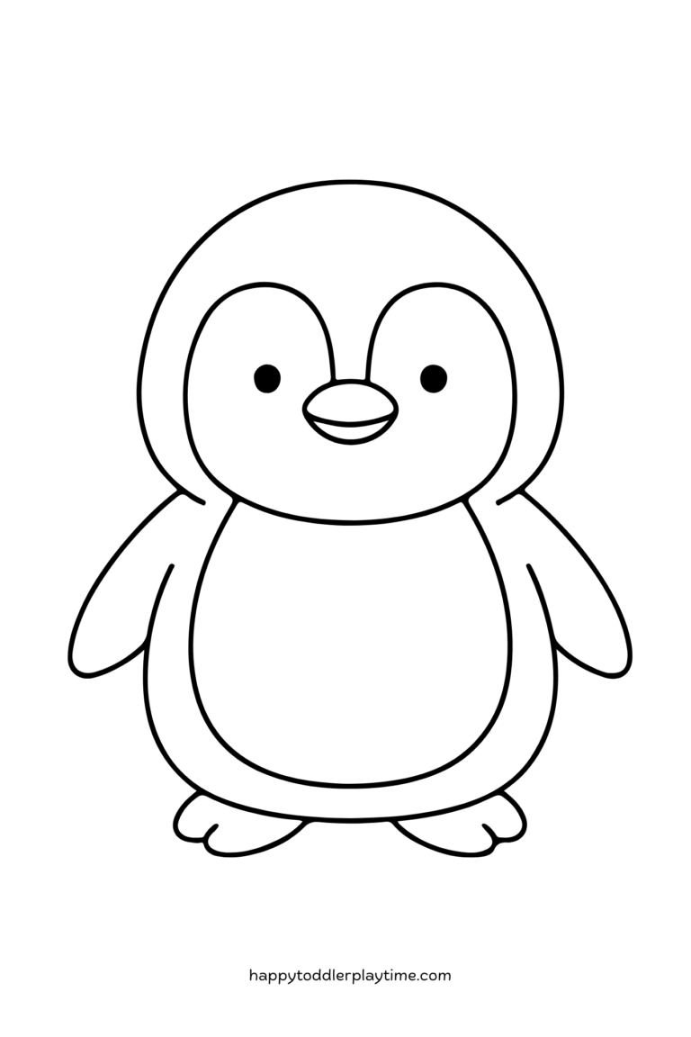 Penguin Templates (Free Printables) - Happy Toddler Playtime