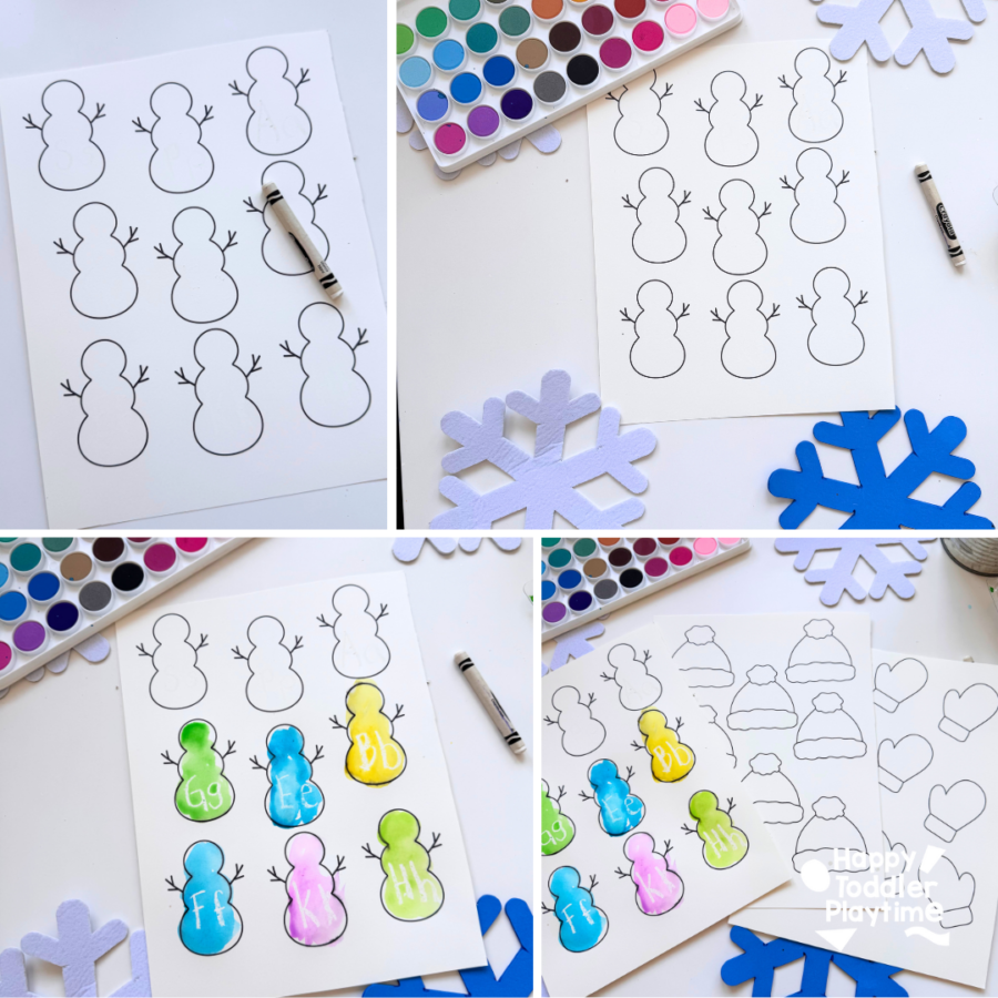 Winter Letter Surprise Activity for Preschoolers - Happy Toddler Playtime
