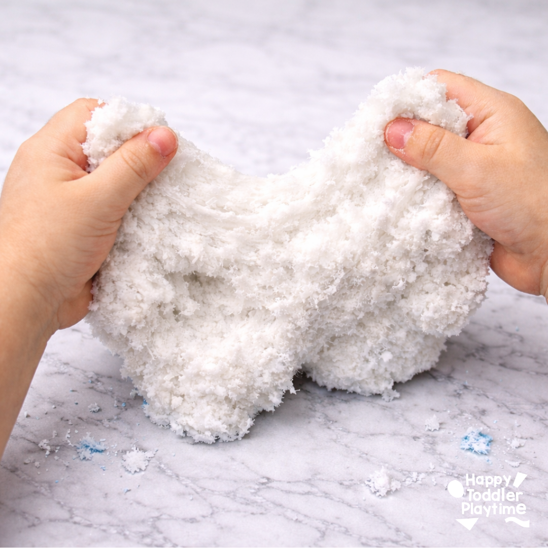 Fluffy Snow Slime: The Ultimate Winter Sensory Activity for Kids ...